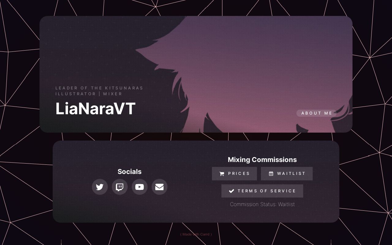 LiaNaraVT's Carrd